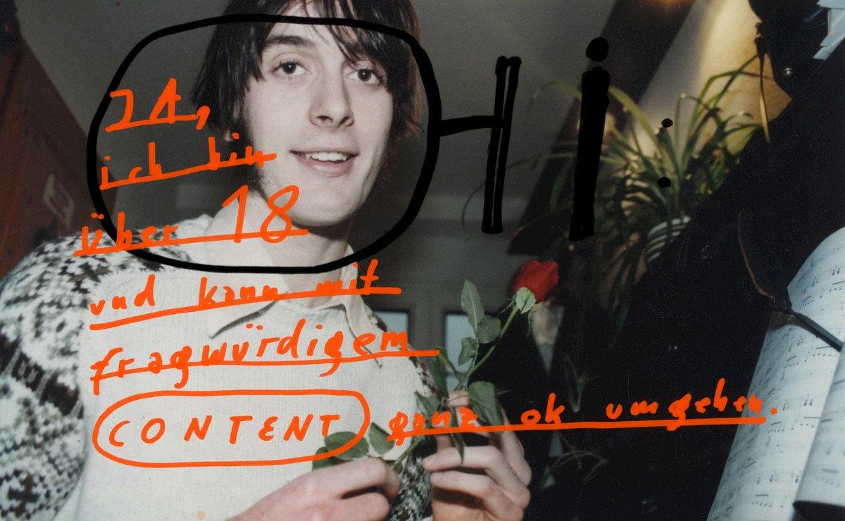 Frank Hobby Höhne . Die Seite mit Motiven vom Illustrator