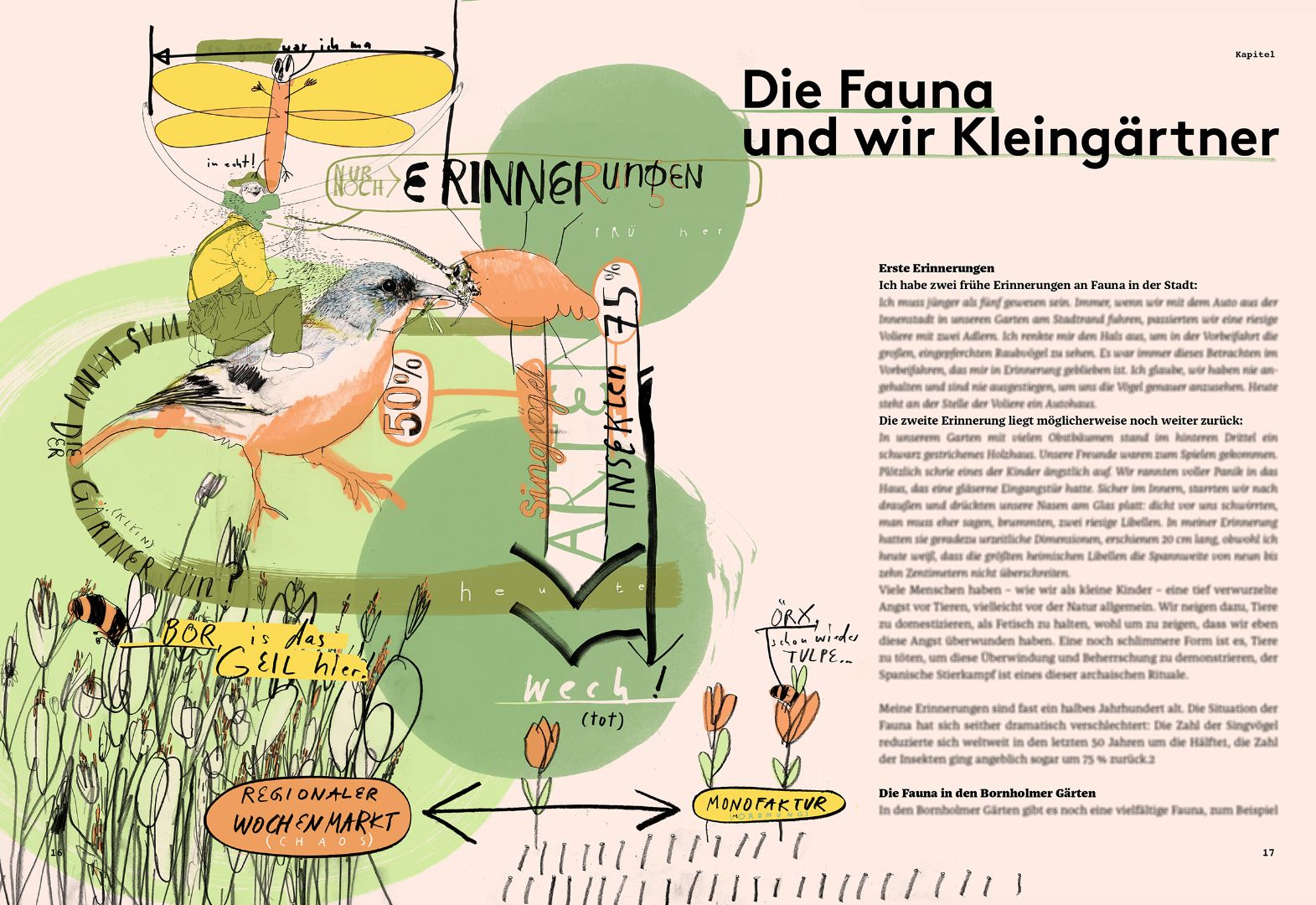 Frank Hobby Höhne . Die Seite mit Motiven vom Illustrator