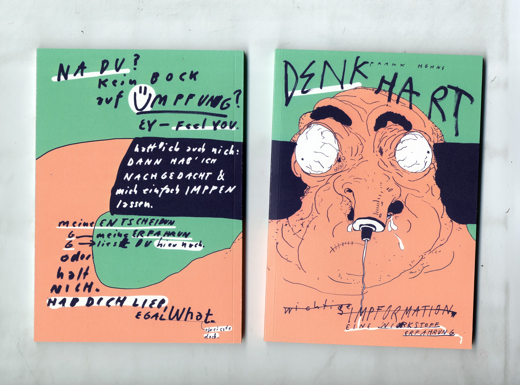 Frank Hobby Höhne . Die Seite mit Motiven vom Illustrator