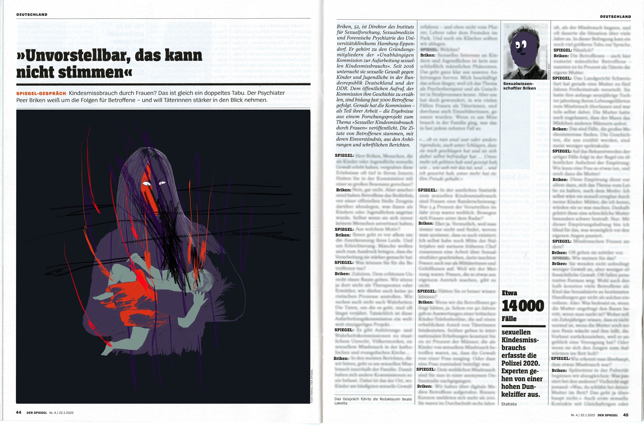 Frank Hobby Höhne . Die Seite mit Motiven vom Illustrator